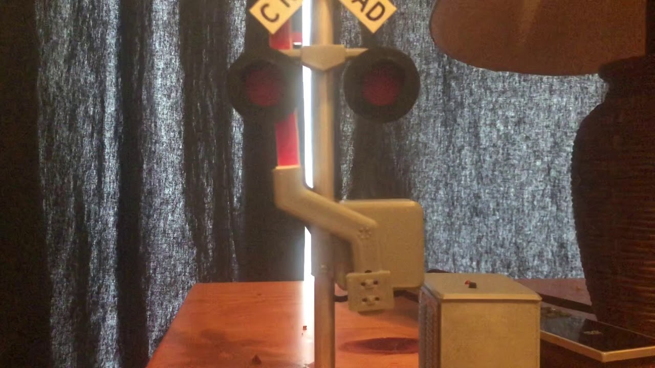 Happy valentine day for my railroad crossing gate toy - YouTube
