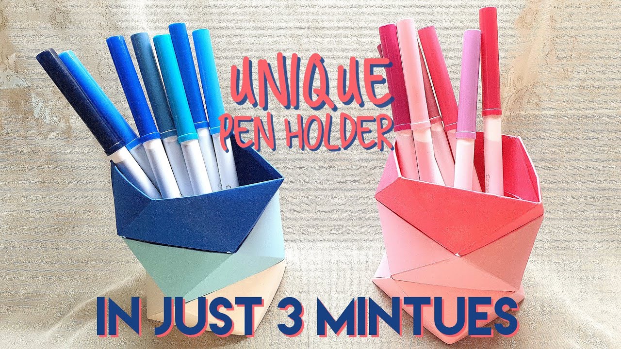 Easy Pen Stand With Paper - In just 3 Minutes | *Secret*🤫🤫 | Amazing ...