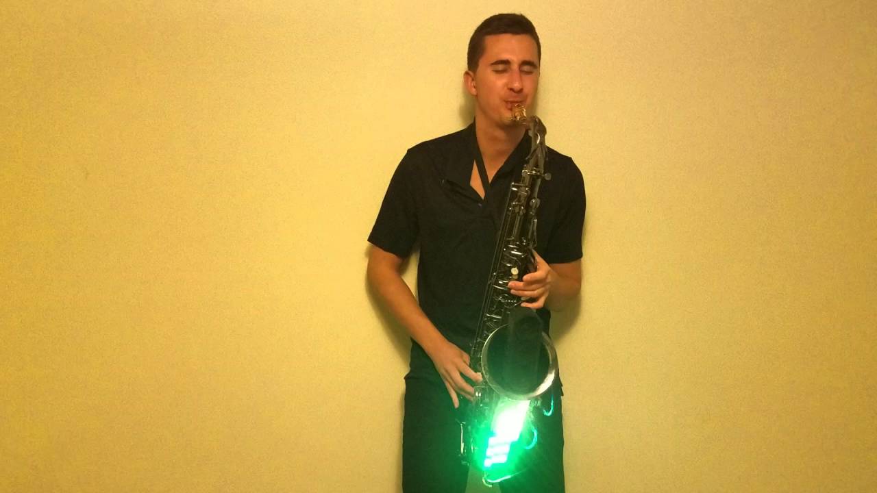 Saxophone LED Show Sample - YouTube