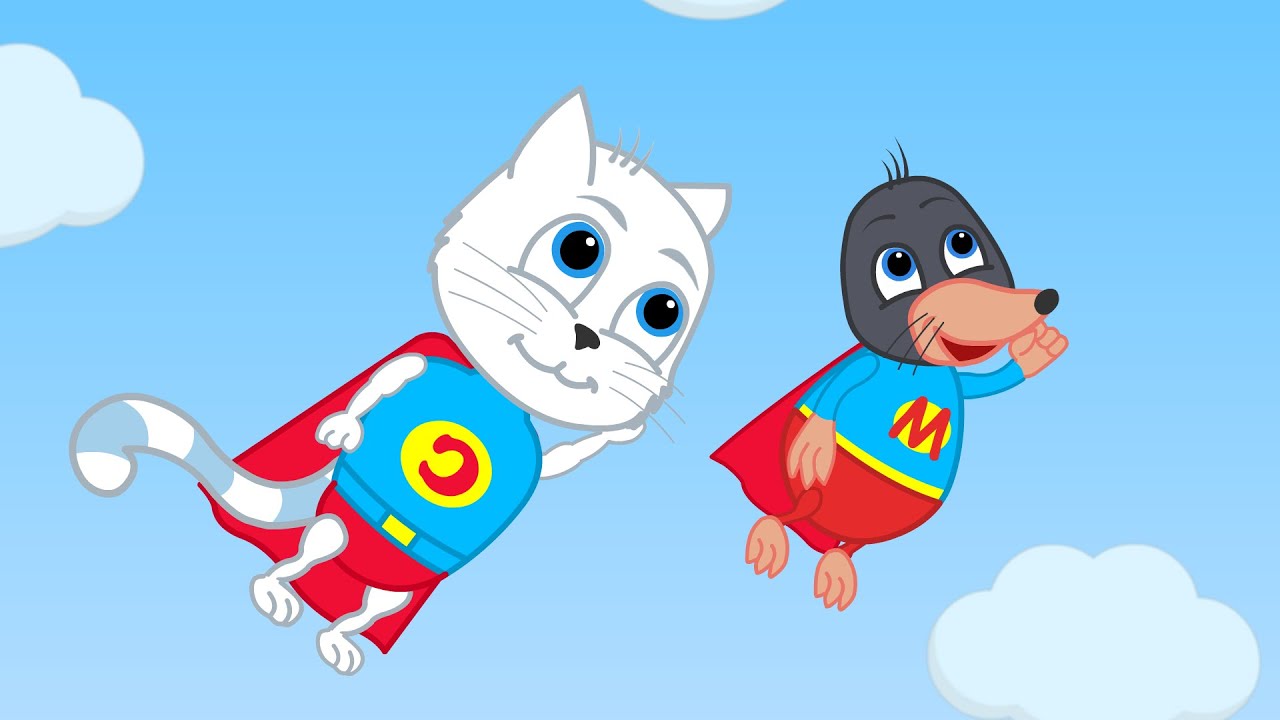 🔴 LIVE Benny Mole and Friends: Cat Superhero - Cartoons for Kids - YouTube