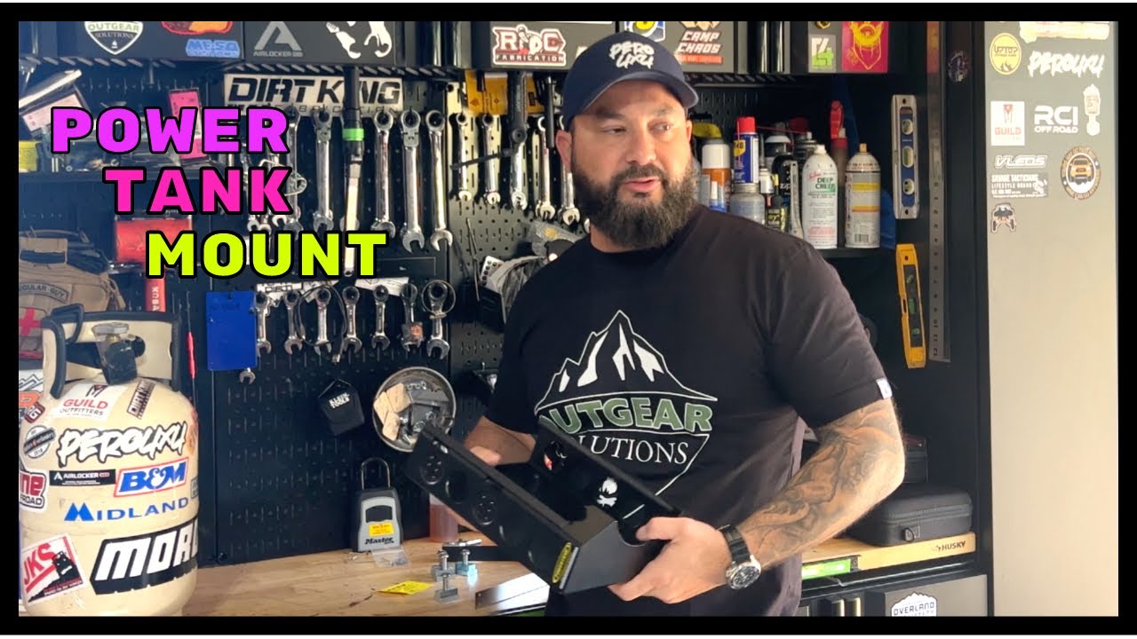 Power Tank Mount Install | 3rd Gen Tacoma - YouTube