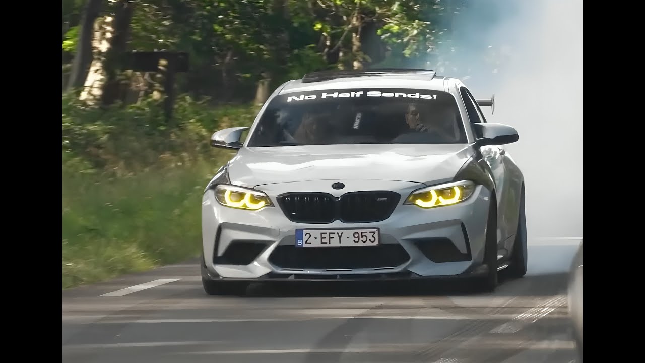 Cars Leaving Car meets, BEST OF FAILS, CLOSE CALLS, ALMOST CRASHES ...