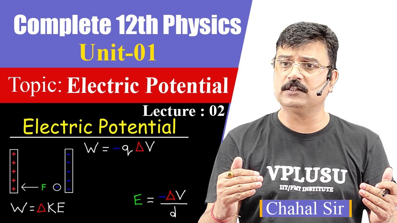 12th physics // Electrostatics // Electric Potential // Numericals // Potential gradient - YouTube
