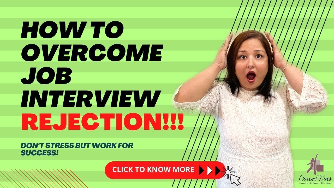 TIPS TO OVERCOME JOB INTERVIEW REJECTION - YouTube