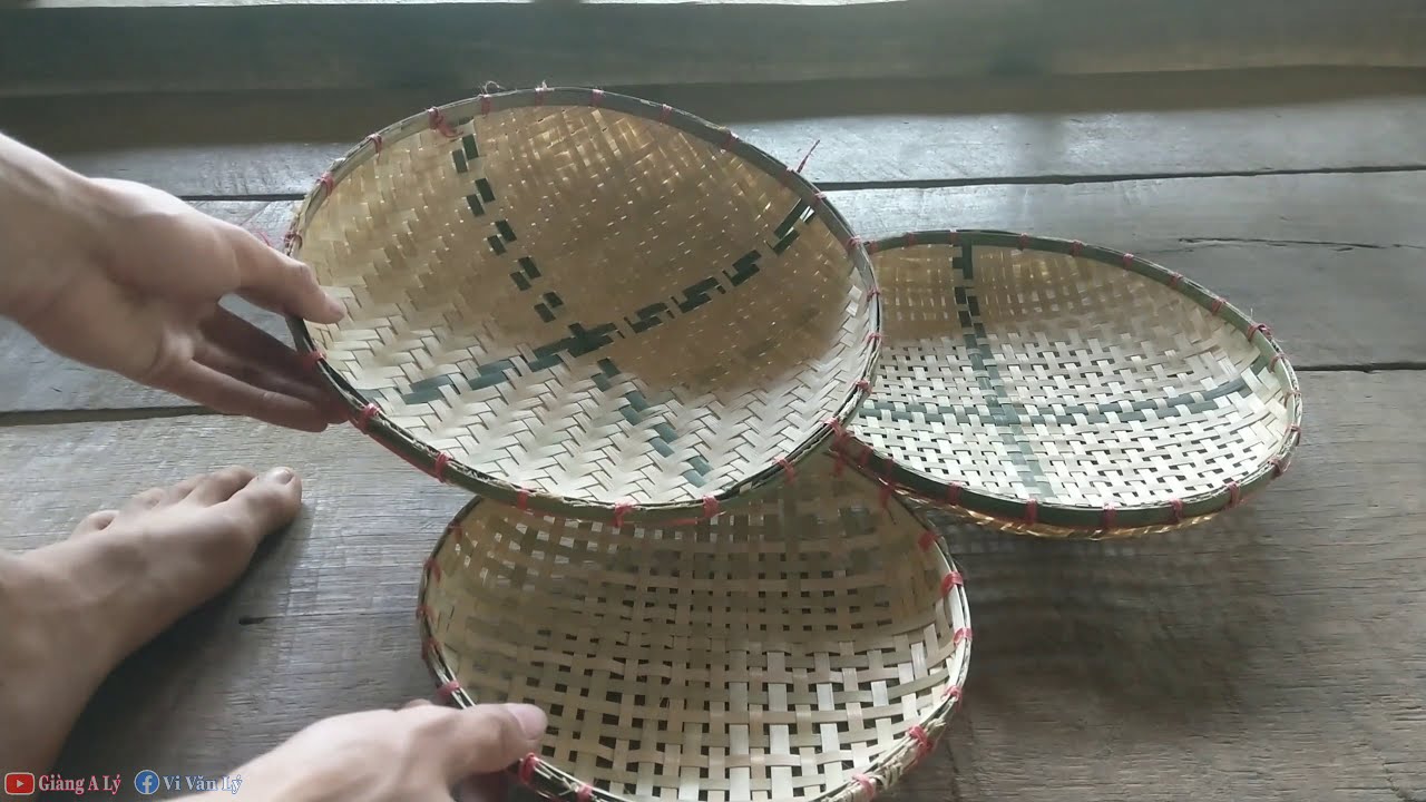 Cách Đan Rổ Tre Và Mẹt Tre - YouTube