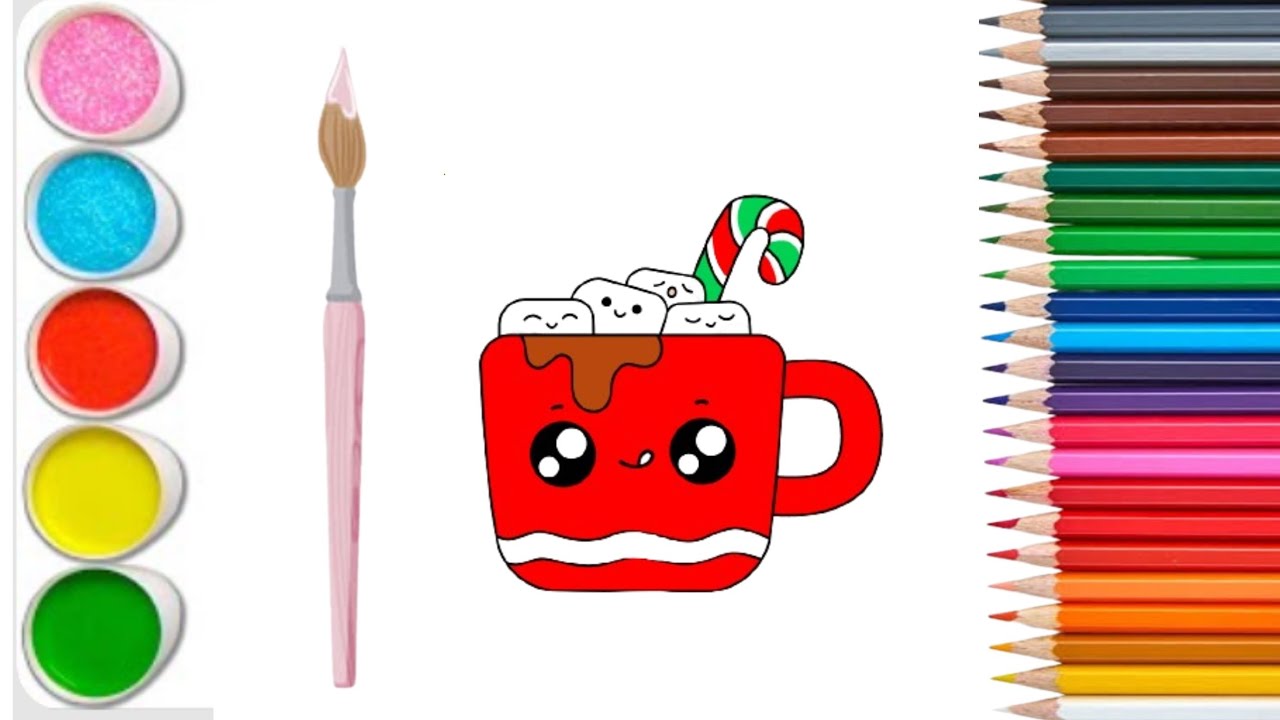 How to draw a cup/Easy drawing/simple drawing ideas for beginners ...