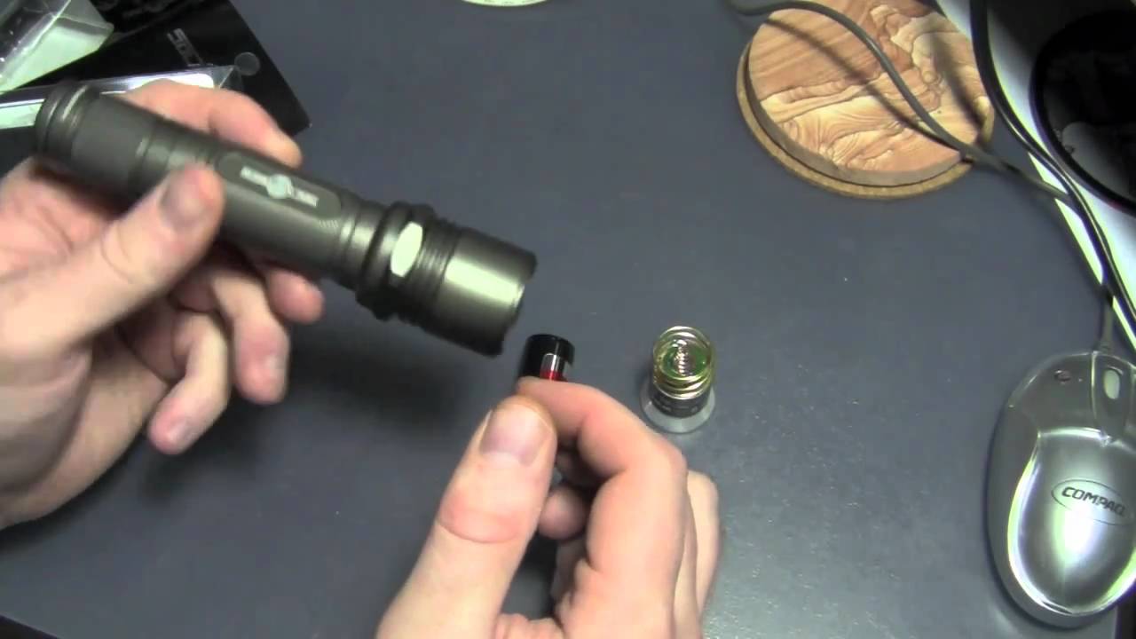building a flashlight, a solarforce l2 - YouTube