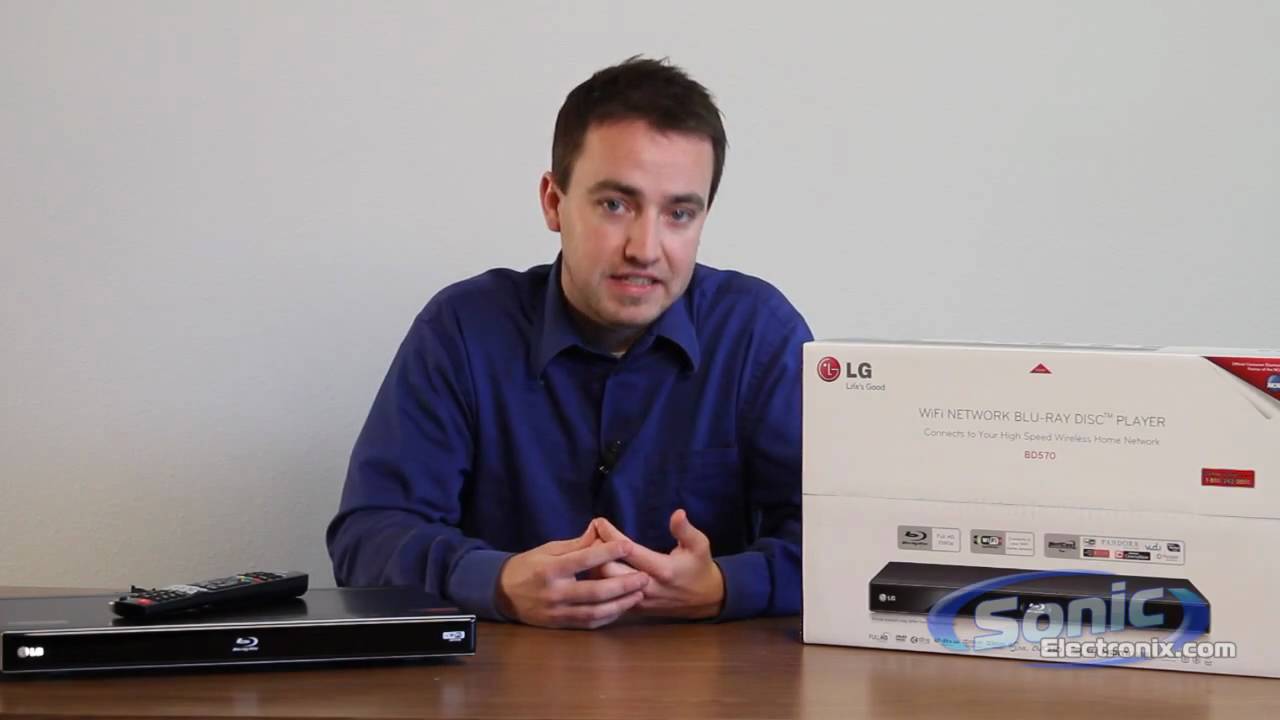 LG BD 570 Blu-Ray Disc Player - YouTube