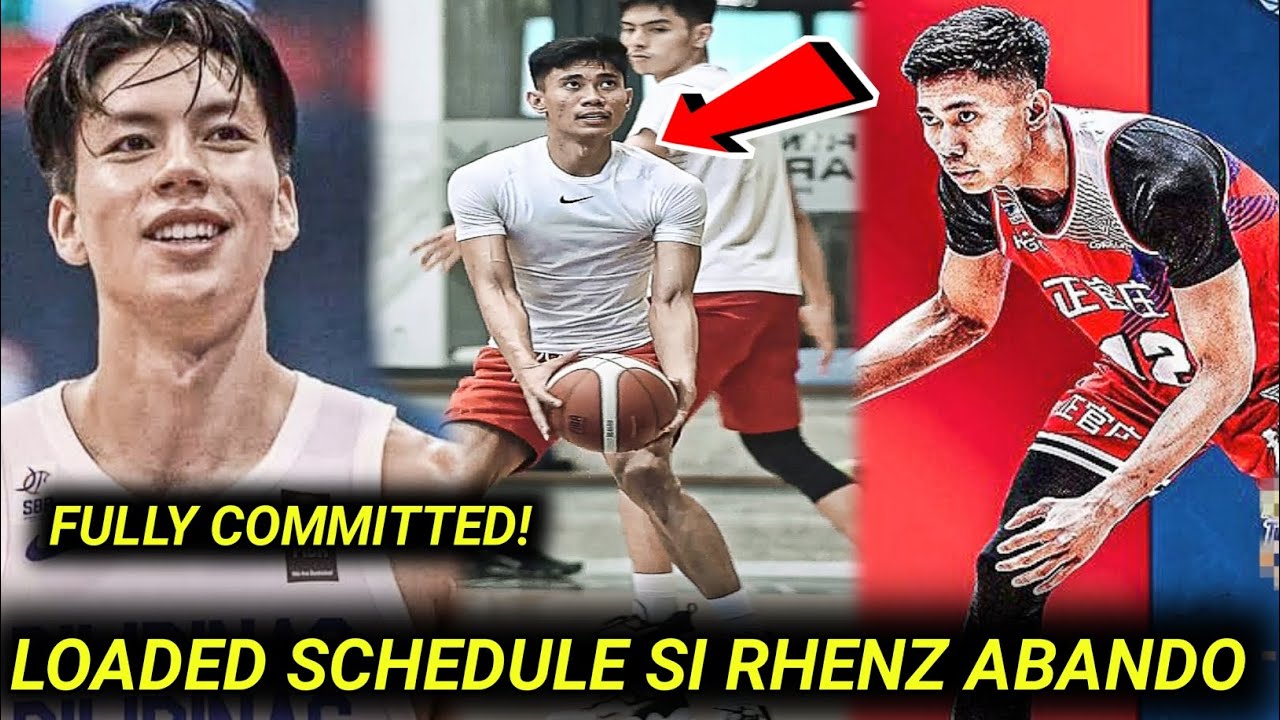 Fully Loaded Schedule na si Rhenz Abando,Bakbakan na sa KBL! Committed ...