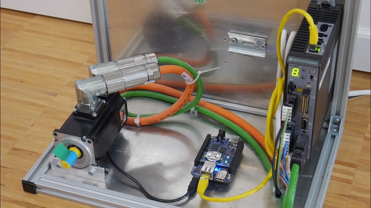 OpenSource EtherCAT master on real-time linux operating in cyclic synchronous position mode ...