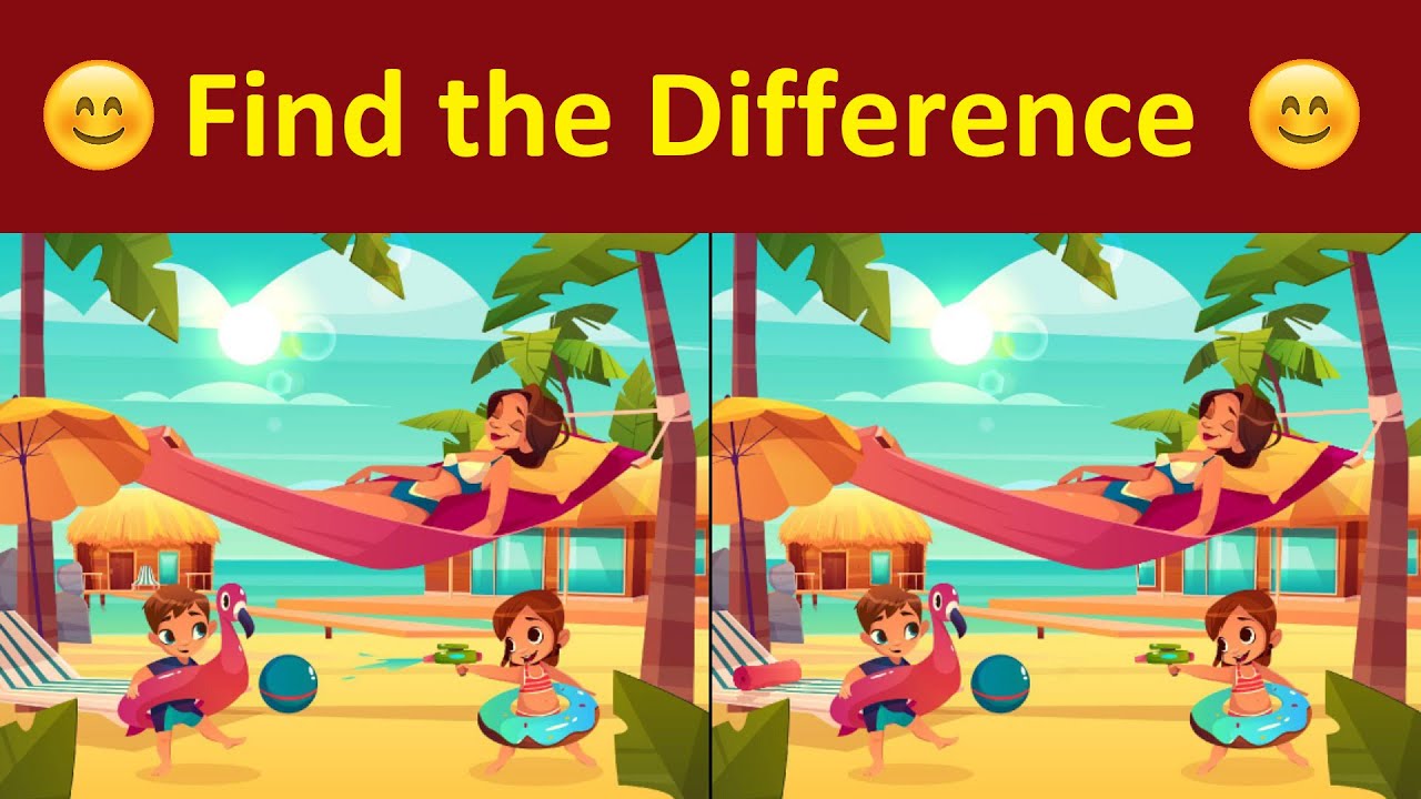 Find the Difference (Easy) : Puzzle 14 - YouTube