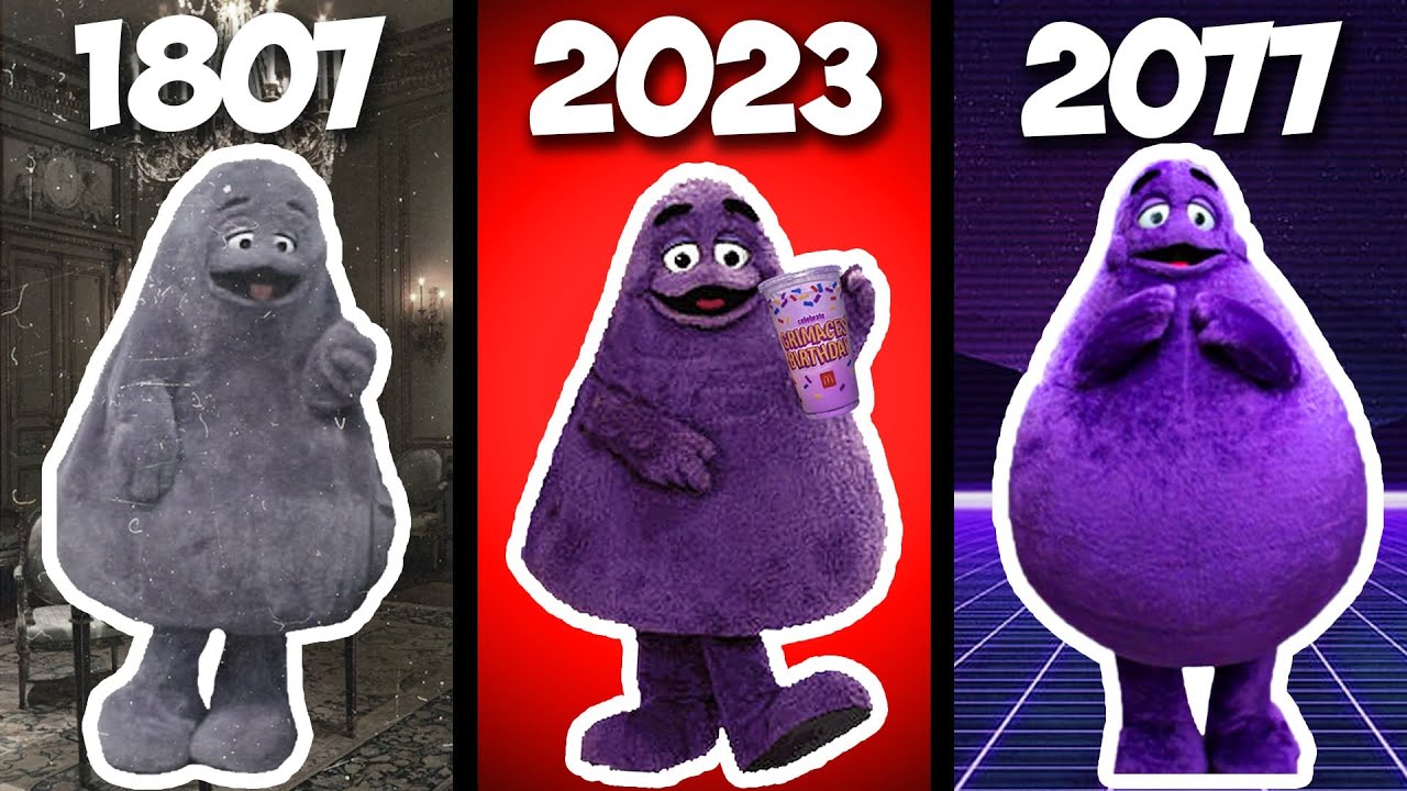 Evolution of Grimace - YouTube
