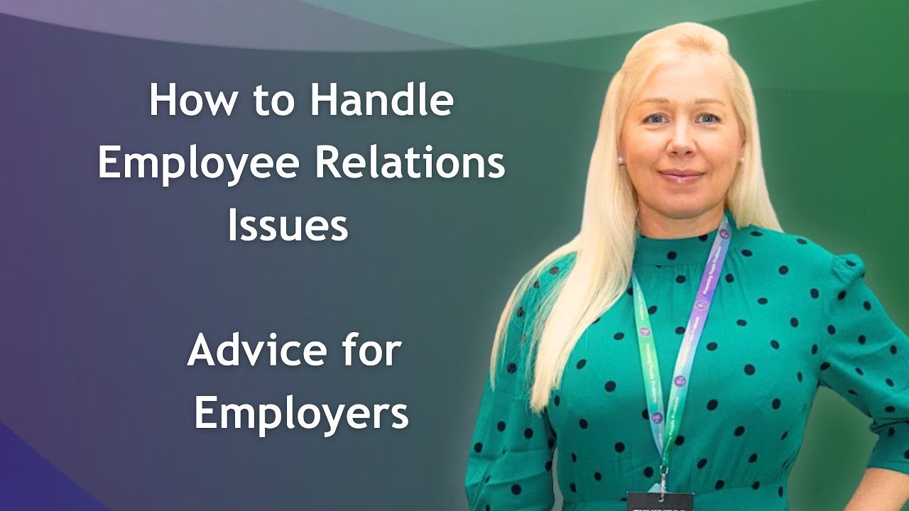 How to Handle Employee Relations Issues - YouTube