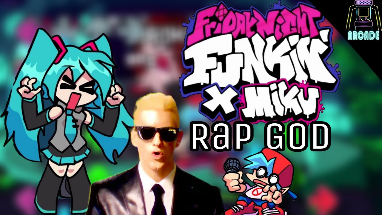 Mod - Miku con cancion de rap God (Friday night funkin) - YouTube