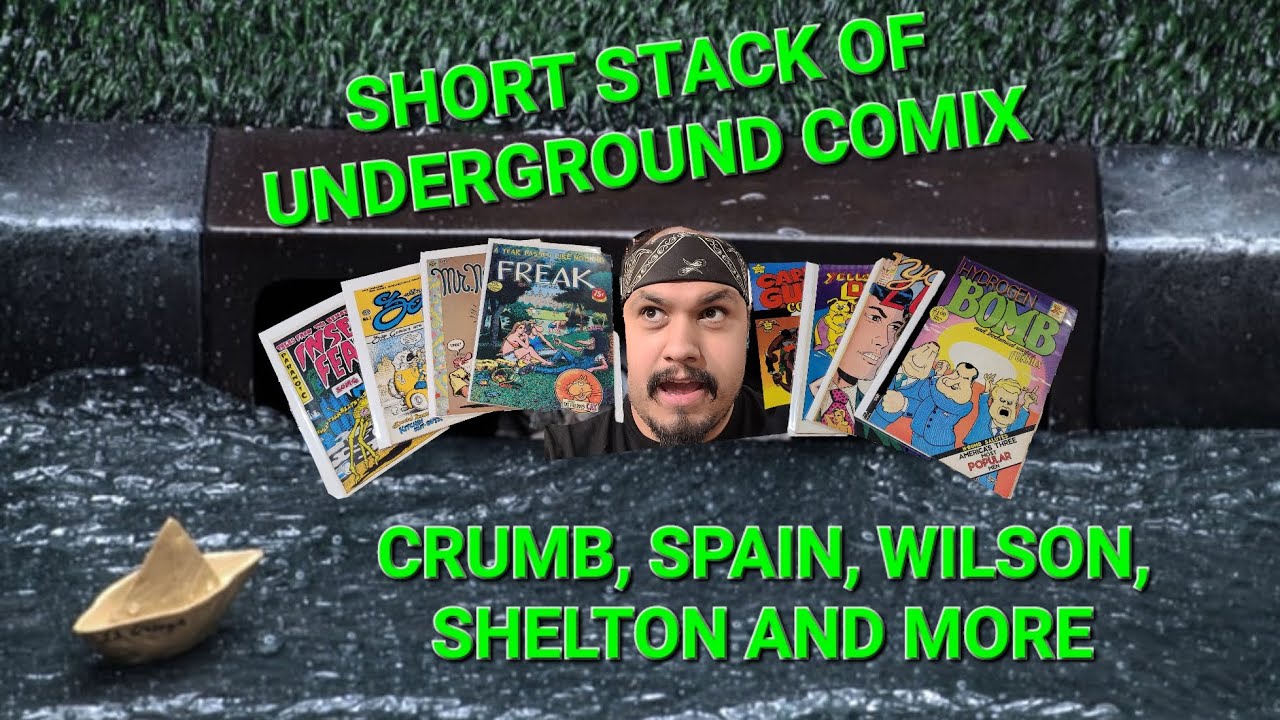 ANOTHER UNDERGROUND COMIX COLLECTION IN THE SHOP! - YouTube