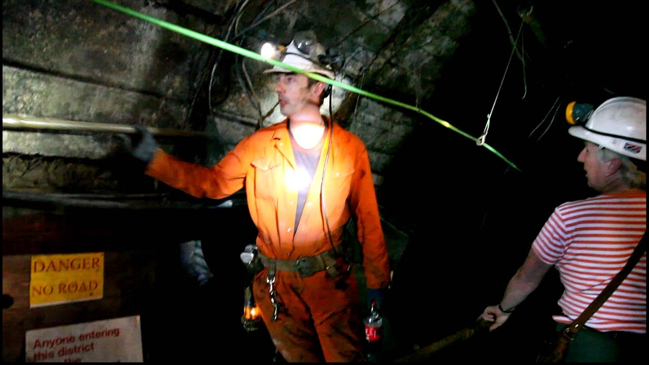 Apedale mine descent part 1 - YouTube