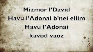 Mizmor L'David, Psalm 29, Shlomo Carlebach Chords - Chordify