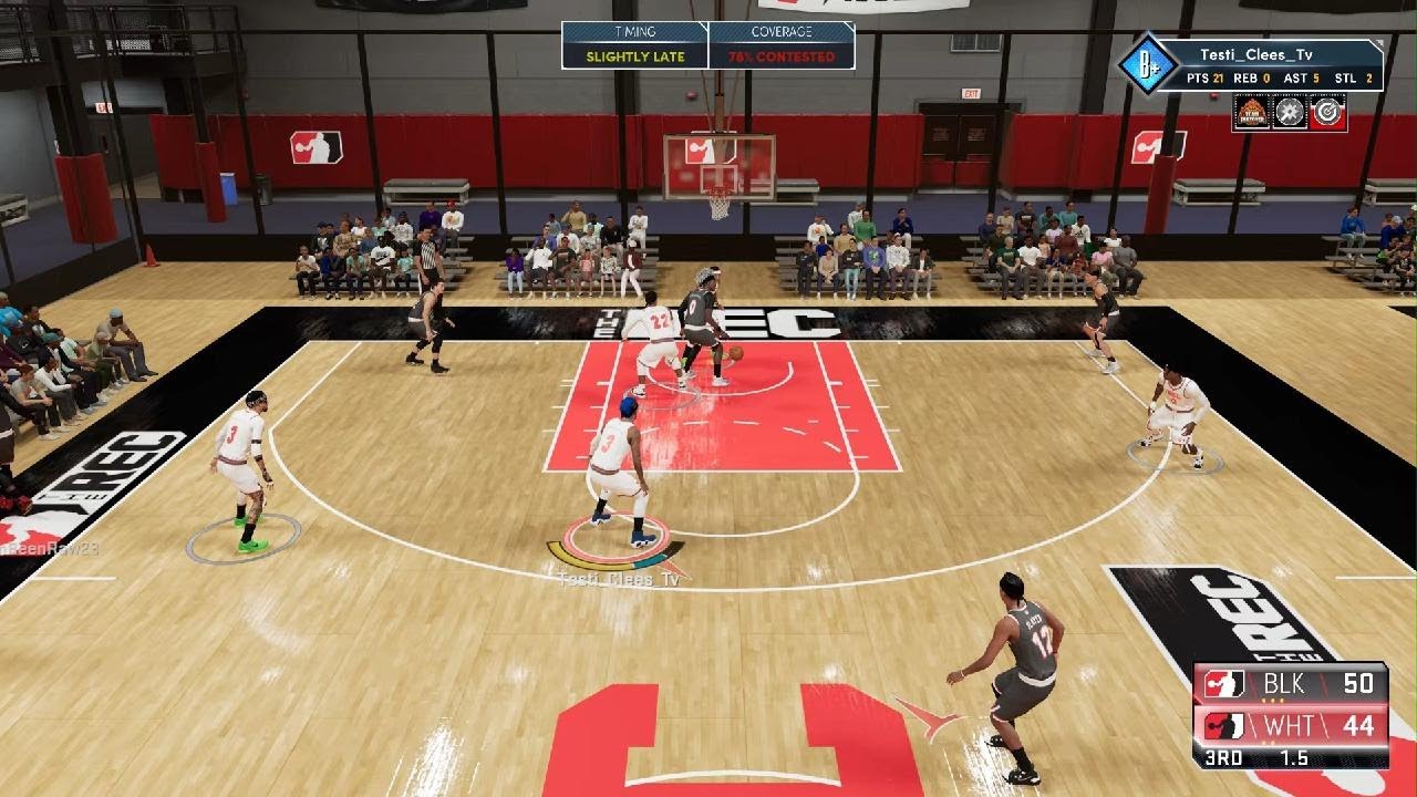 NBA 2K21 REC CENTER Half Court Shot - YouTube