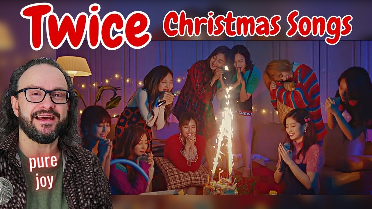 TWICE Christmas songs reaction - Doughnut - Merry and Happy - Best ...