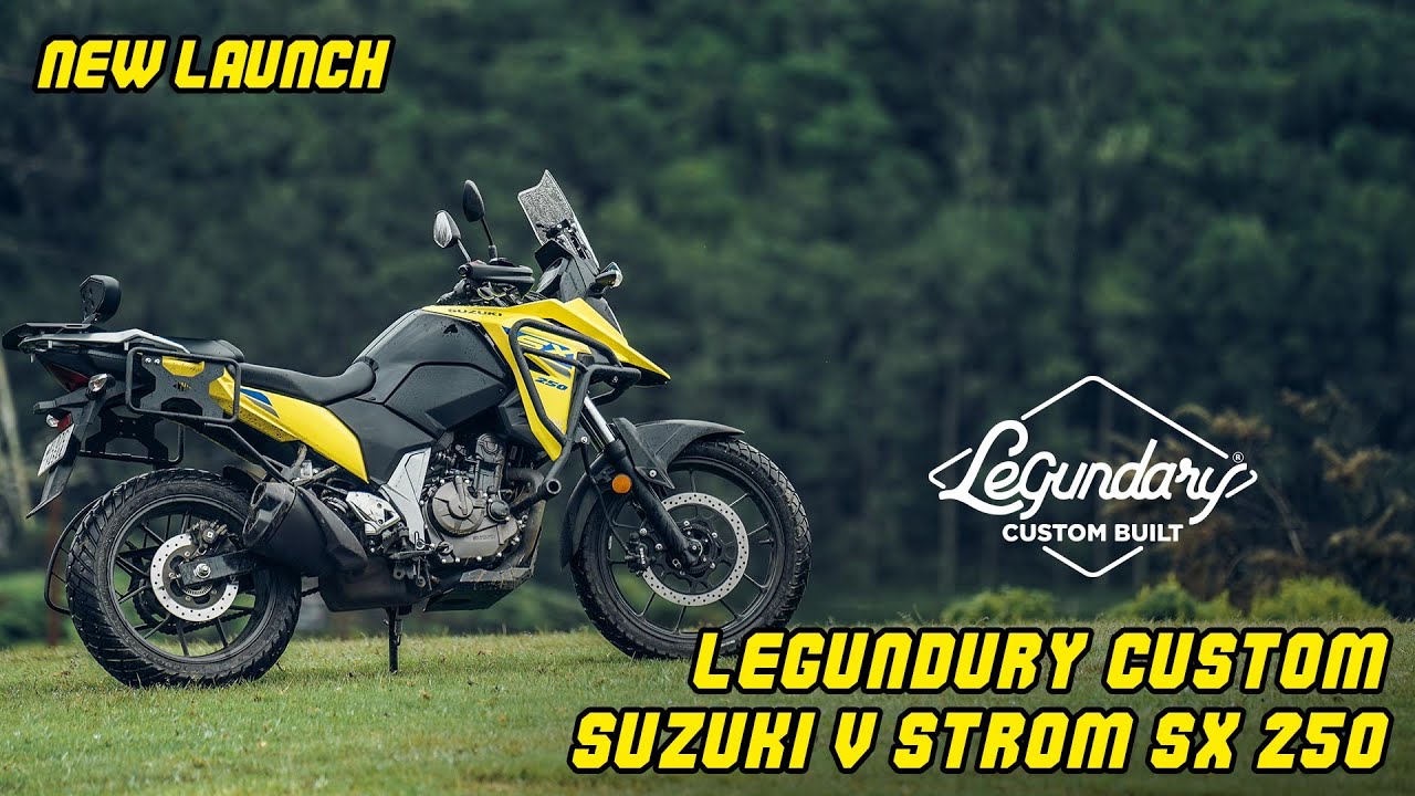 SUZUKI V-STROM- NEW ACCESSORIES | LEGUNDARY CUSTOMS DROP | LATEST ...