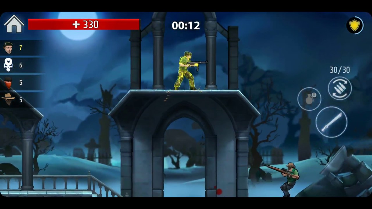 Flat Army 2D Shooter - Gameplay Trailer (iOS, Android) - YouTube