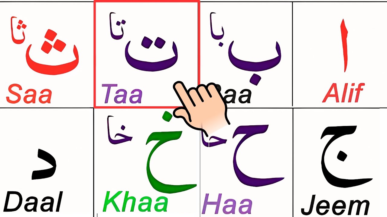 Qaida Noorania lesson 1 Alif Baa Taa | Arabic Alphabet | Arabic ...