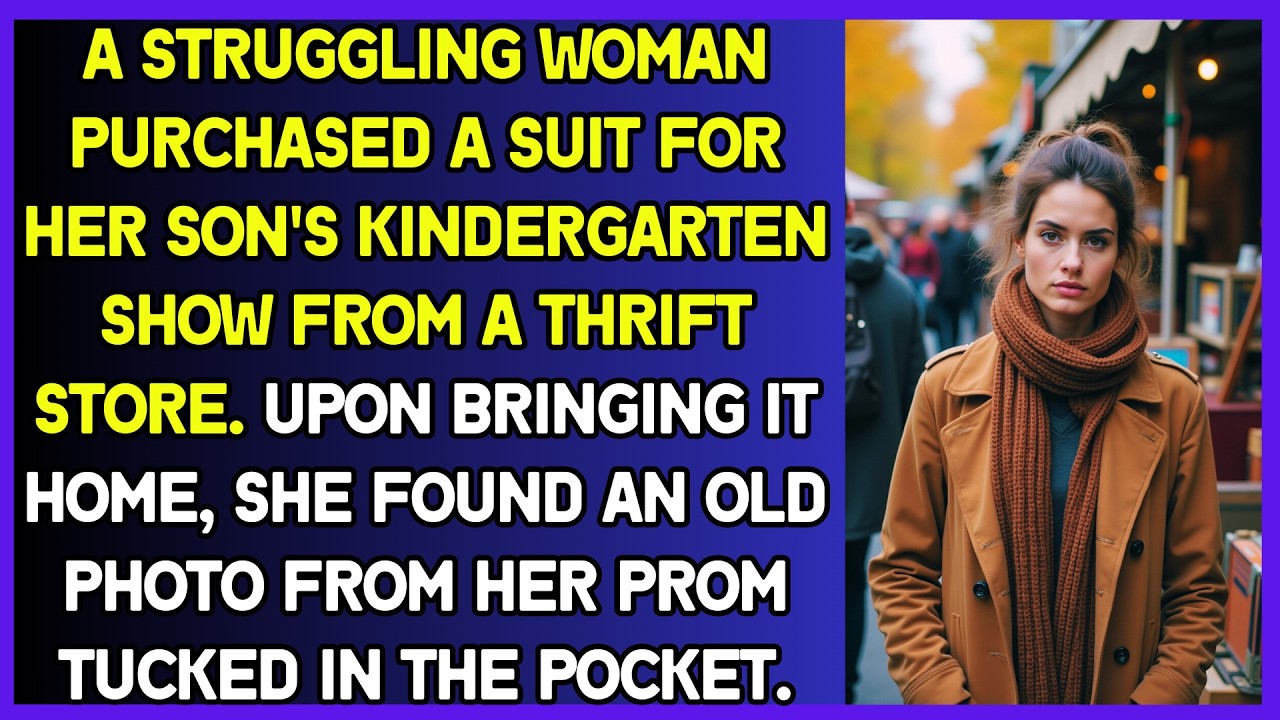Poor woman purchased a suit for her son's show at thrift store & found ...