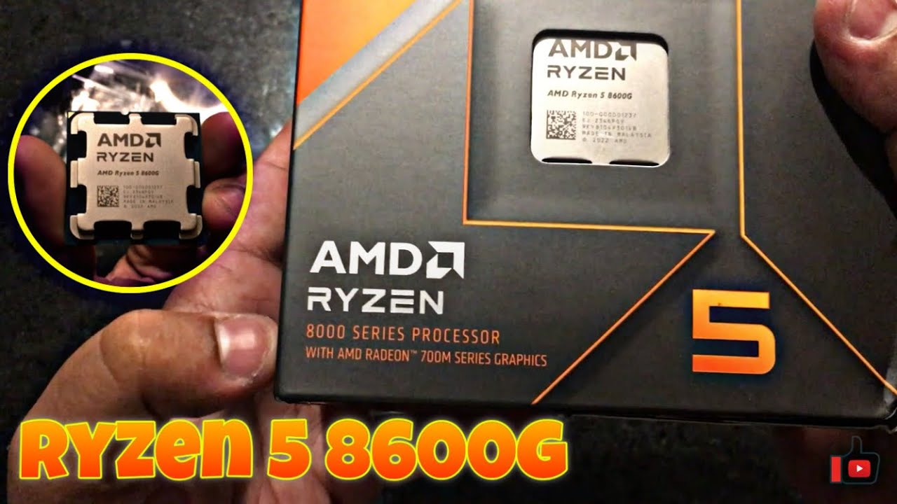 PROCESSADOR AMD RYZEN 5 8600G UNBOXING - YouTube