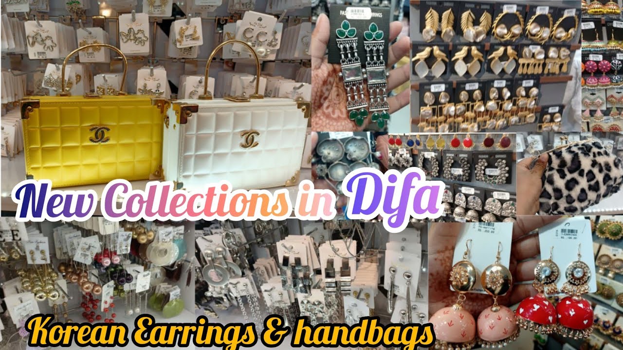 From Rs.6| DIFA SHOPPING VLOG |Garnet Earrings, Korean Earrings ...