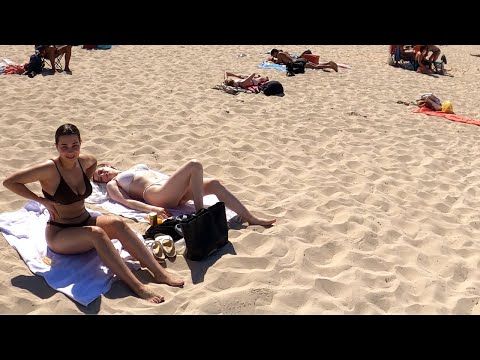 Çeşme Turkey - Ilıca Beach Walk 4K 60FPS