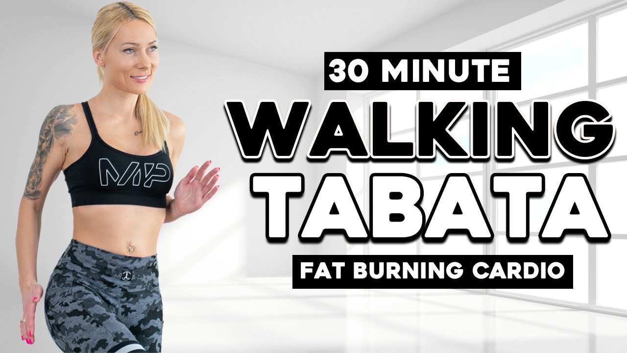 30 Min Tabata Walking Workout Steady State Cardio For Weight Loss Youtube