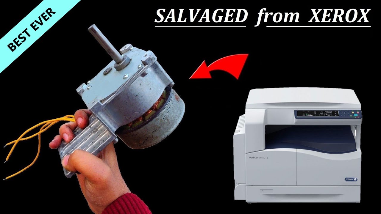 Reuse a 24V Powerful Geared Photocopy Machine Brushless DC Motor ( BLDC ...