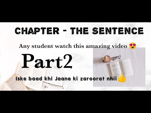 English Grammar Series :The SENTENCE (Part -2) - YouTube