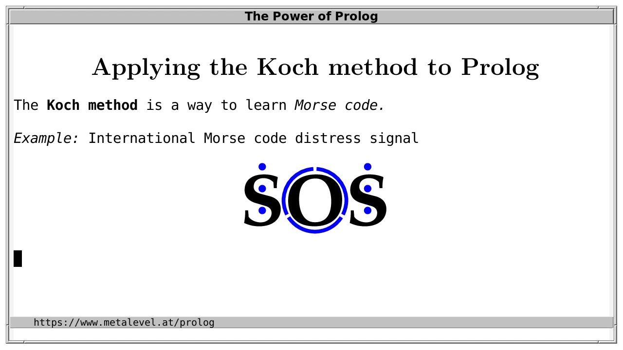 Applying the Koch method to Prolog - YouTube