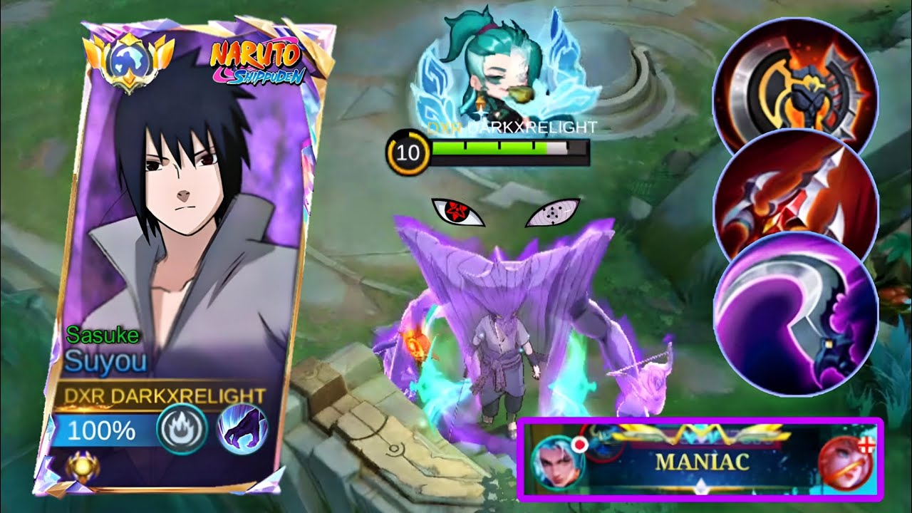 SUYOU X SASUKE BEST DAMAGE LIFESTEAL BUILD GAMEPLAY 2025 (22 KILLS ...