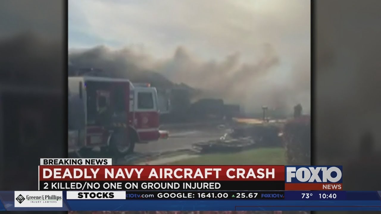 Deadly Navy aircraft crash in Foley - YouTube