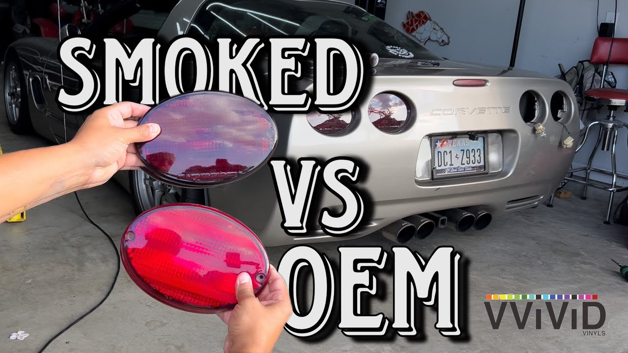 VVivid Light Smoke Tint On My C5 Corvette. How To Tint/Smoke Lights On ...