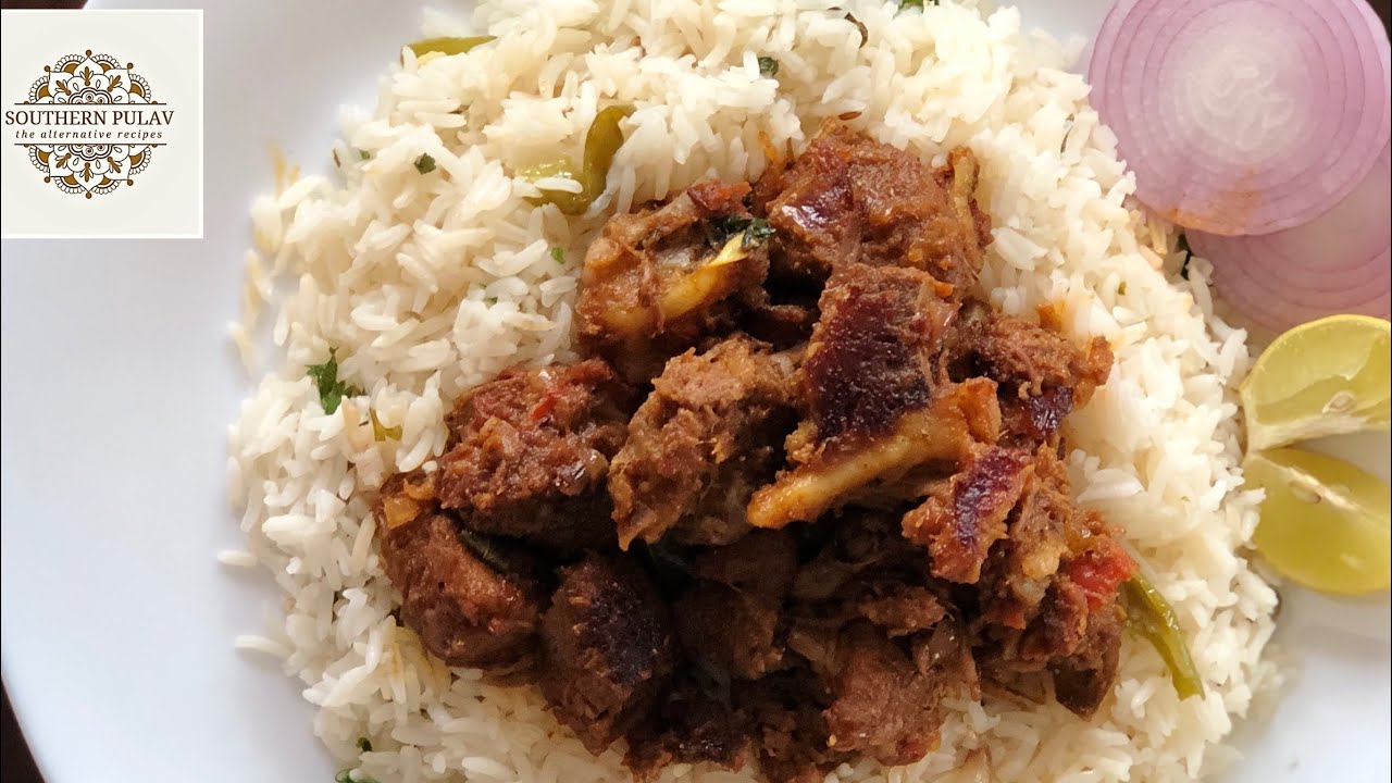 Andhra Mutton fry Biryani - YouTube