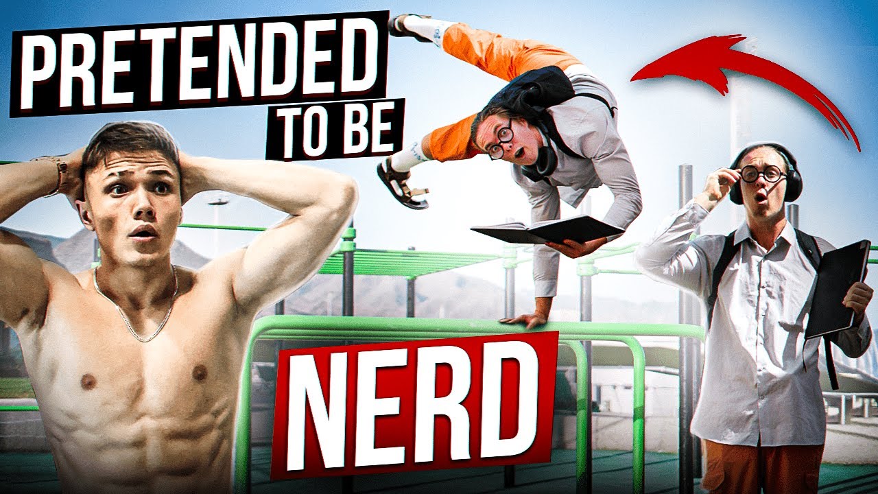 Elite Gymnast Pretended to be a Nerd (PRANK ) - YouTube