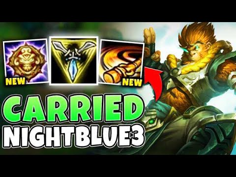 OMG! I CARRIED NIGHTBLUE WITH THE REWORKED WUKONG! (RANK 1 WUKONG ...