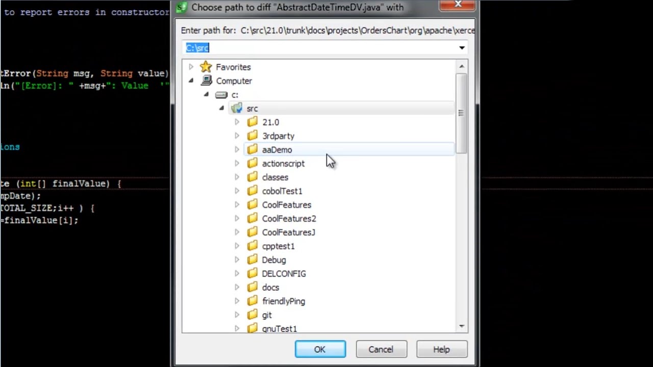 SlickEdit - Using the diff-with Command - YouTube