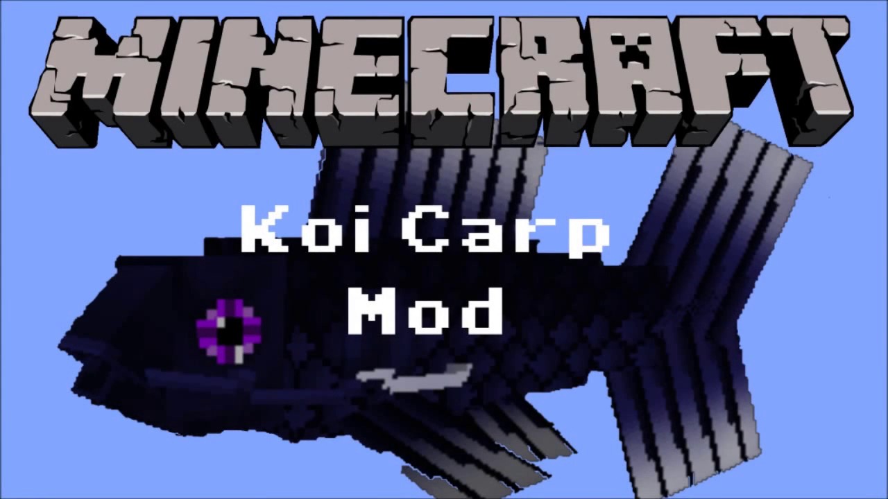 Minecraft: Koi Carp Mod - YouTube
