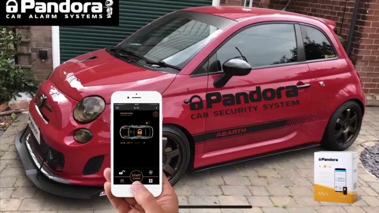 Mad Modified Fiat 500 Abarth - Pandora Car security - YouTube
