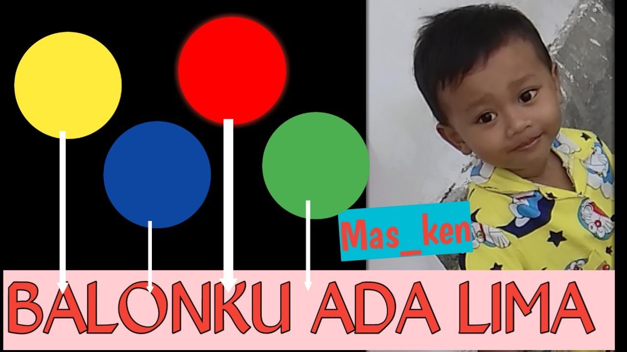 Lagu balonku ada lima ( There are five of my balloon songs) - YouTube