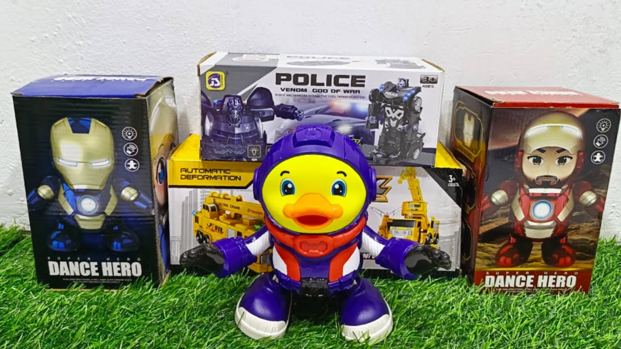 Wow Ada Robot Astronot Bebek, Robot Dance Iron Man Merah Dan Biru ...