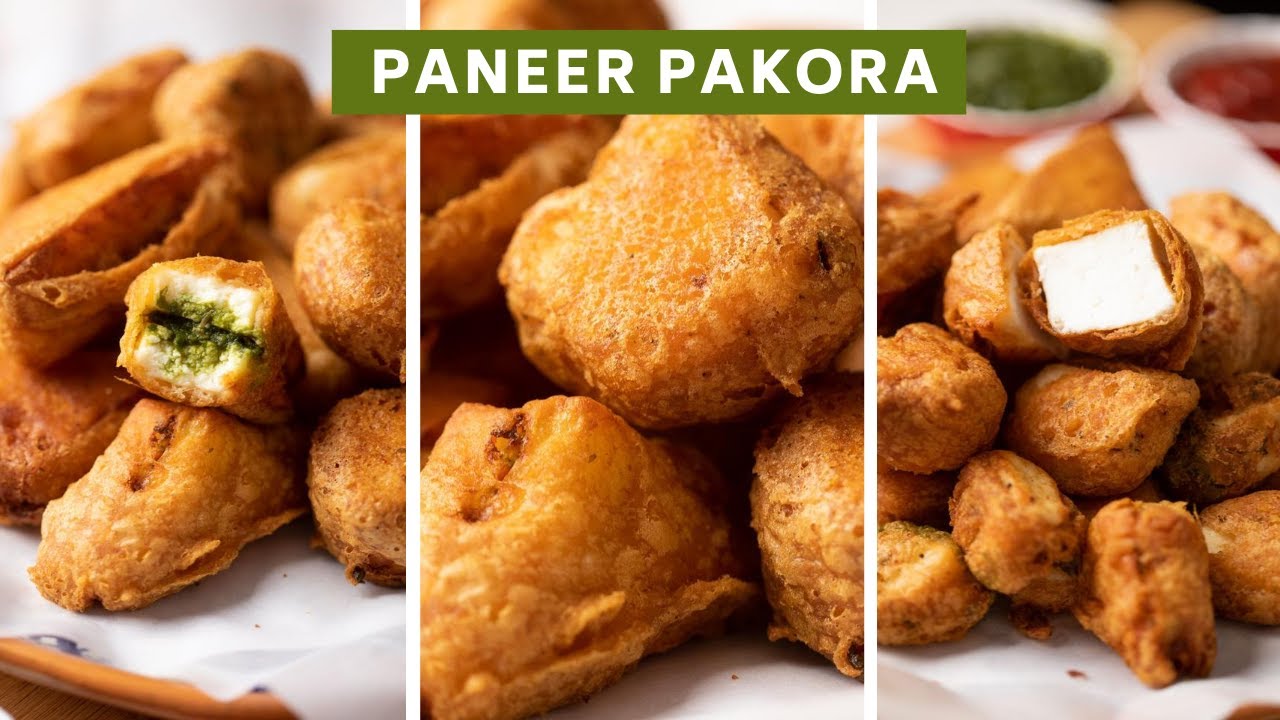 Paneer Pakora Recipe 2 Ways - YouTube