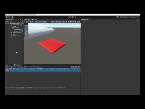 Unity Manual 10: Laser bean position - YouTube
