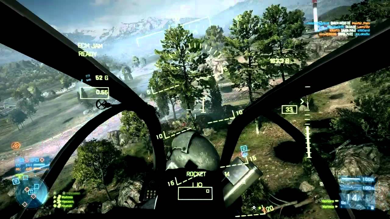 Battlefield 3: Pro Attack Helicopter Pilot Domination: Live Gameplay ...