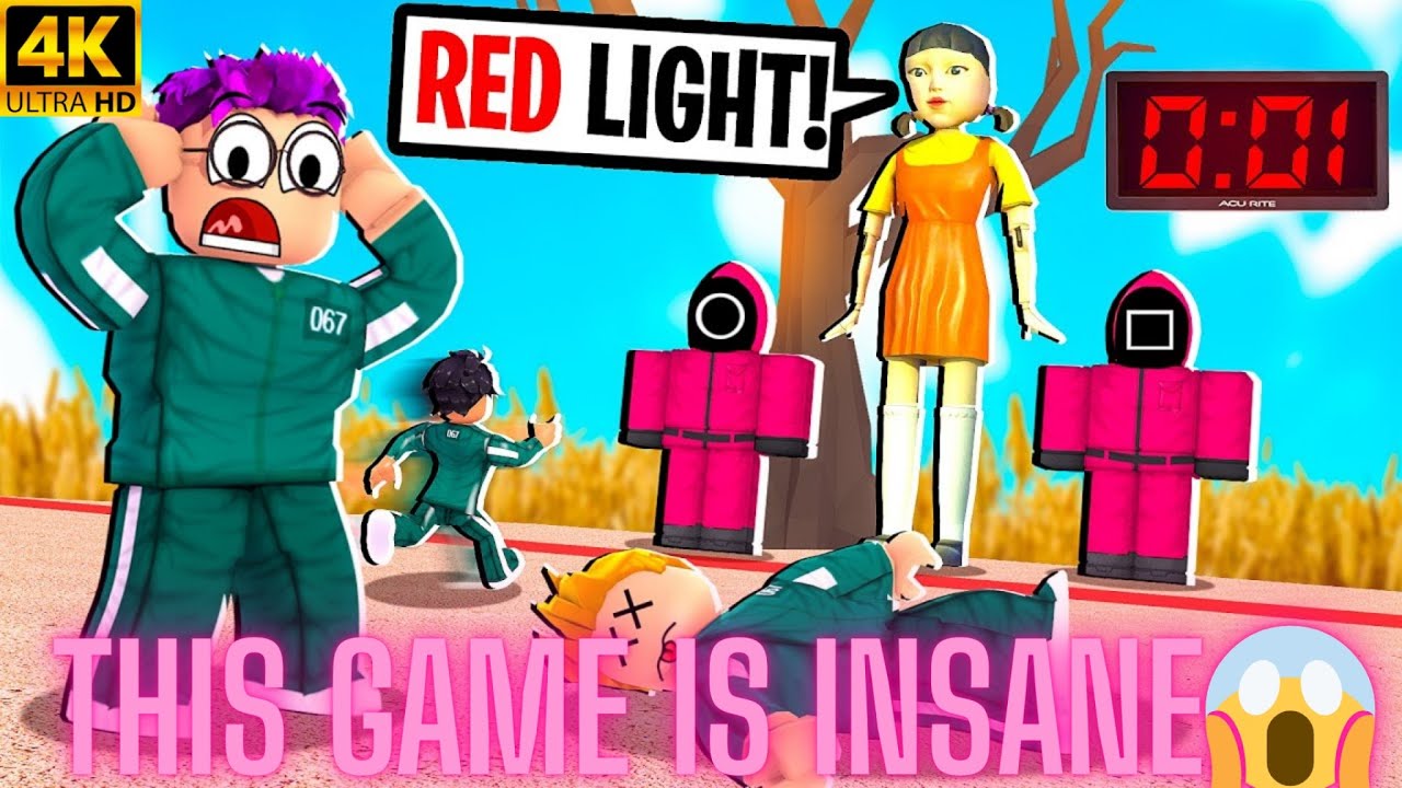 🔥Surviving Red Light Green Light in Roblox Was Impossible!😱Roblox Squid ...