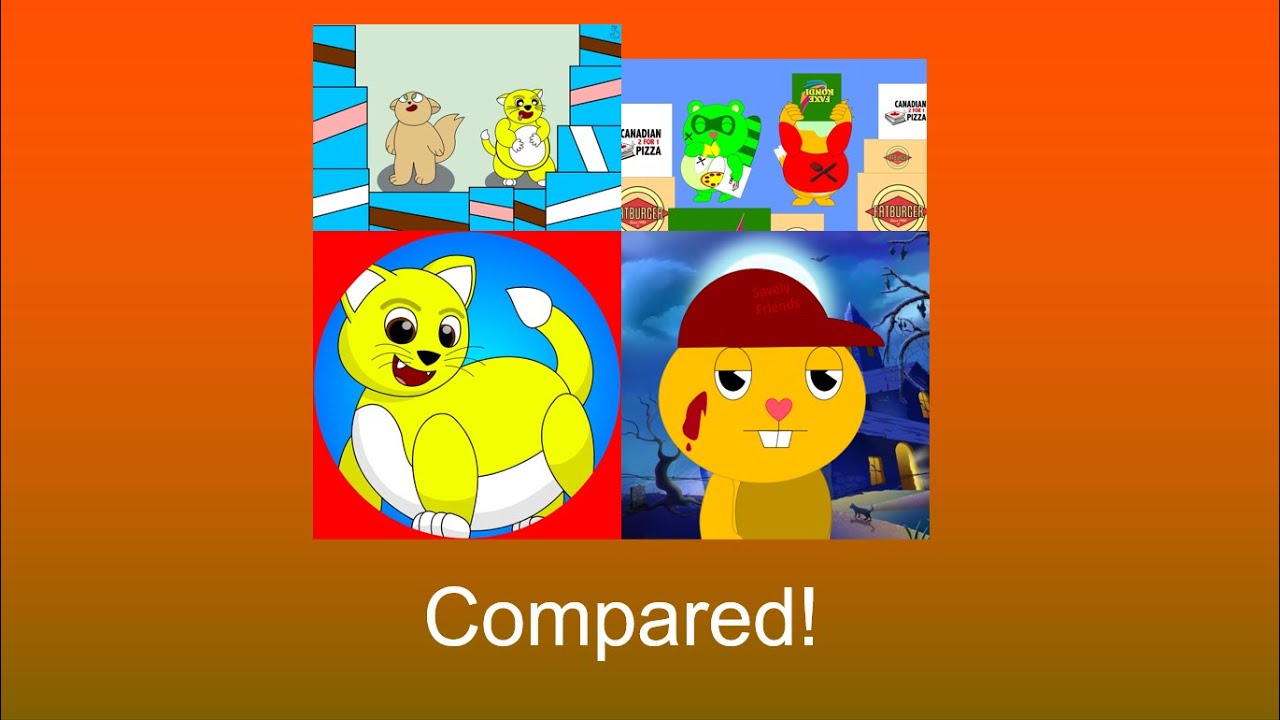 8-Part Buffet Comparison (SirconTheCat And Mango HTF Animations) - YouTube